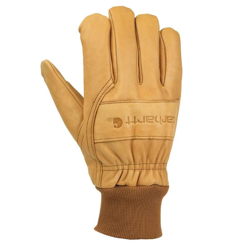 Insulated Leather Knit Cuff Work Glove A672