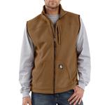 Textured Polyester Fleece Vest V28