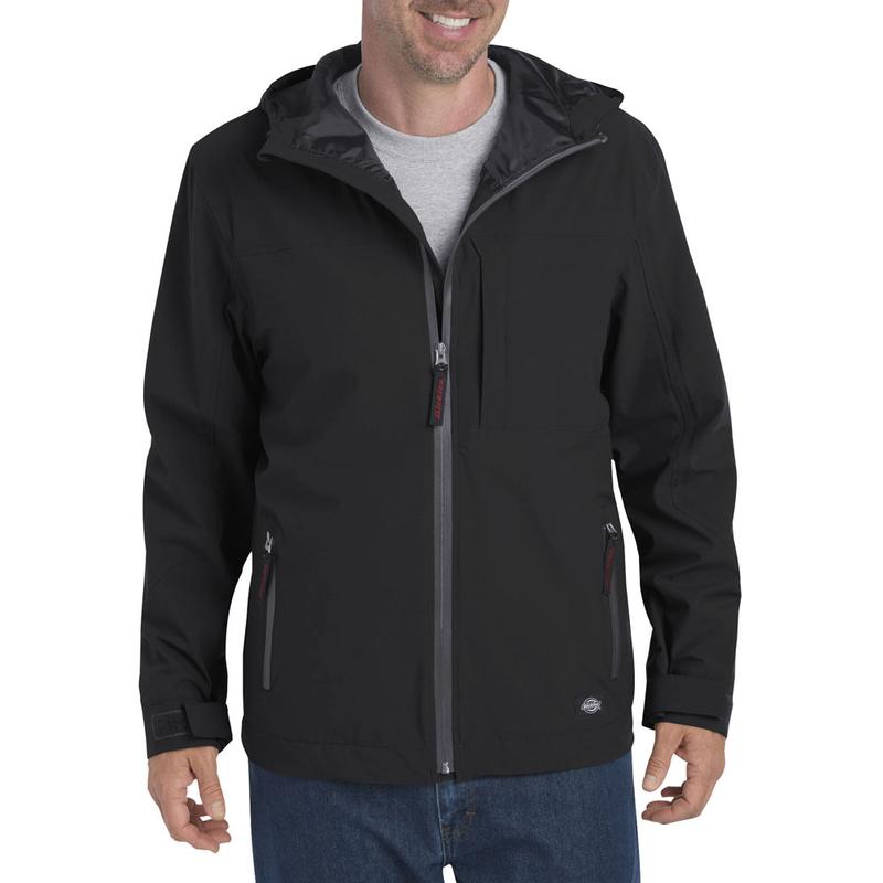 Dickies Men's Performance Waterproof Breathable Hooded Jacket SJ705