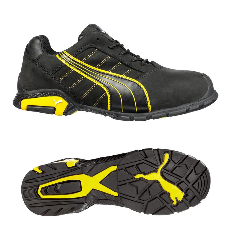 Puma Men's Amsterdam Low Aluminum Safety Toe - Black 642715