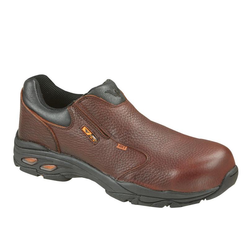 Thorogood Men's Internal Met Guard Composite Toe Slip-On Oxford Shoes ...